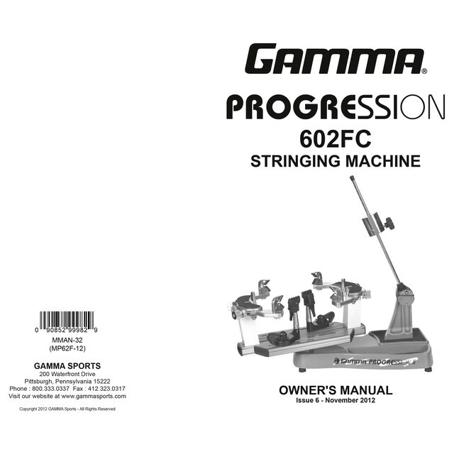 Gamma Progression 602 FC Pro Strängningsmaskin - Röd köp online ...