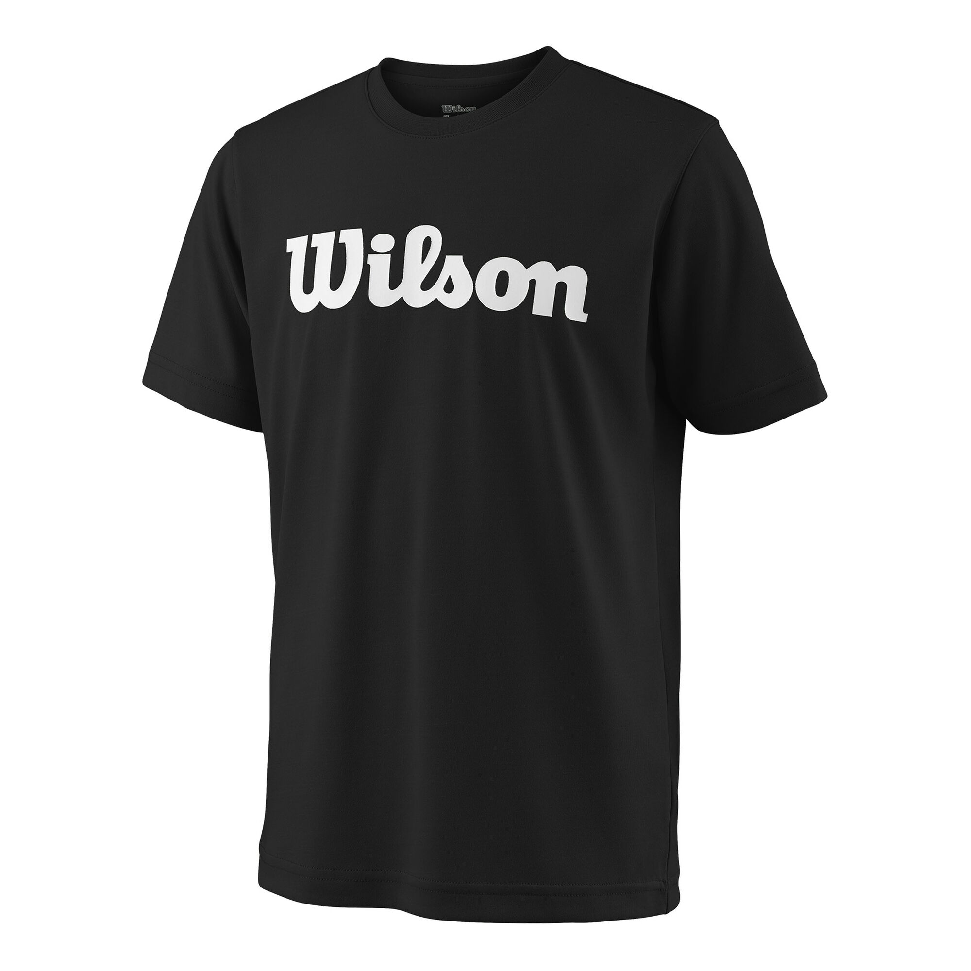 Buy Wilson Team Script Tech T-shirt Barn Svart, Vit online | Tennis ...